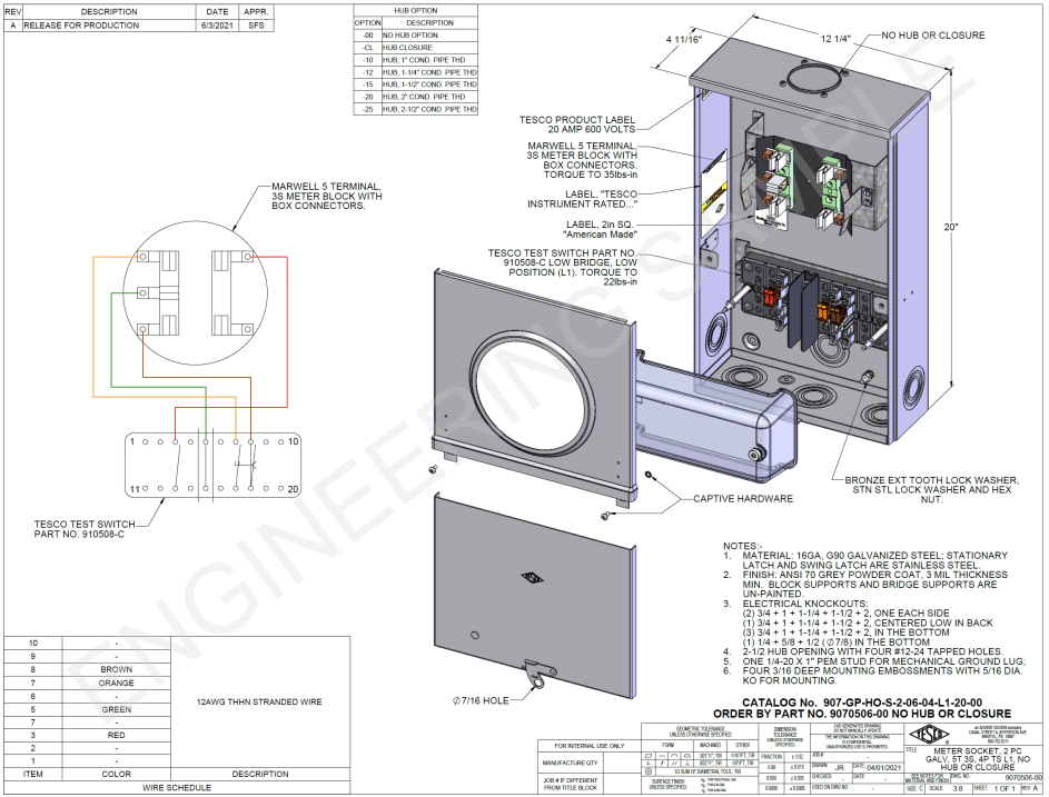 TESCO Transformer-Rated Meter Sockets - TESCO Metering